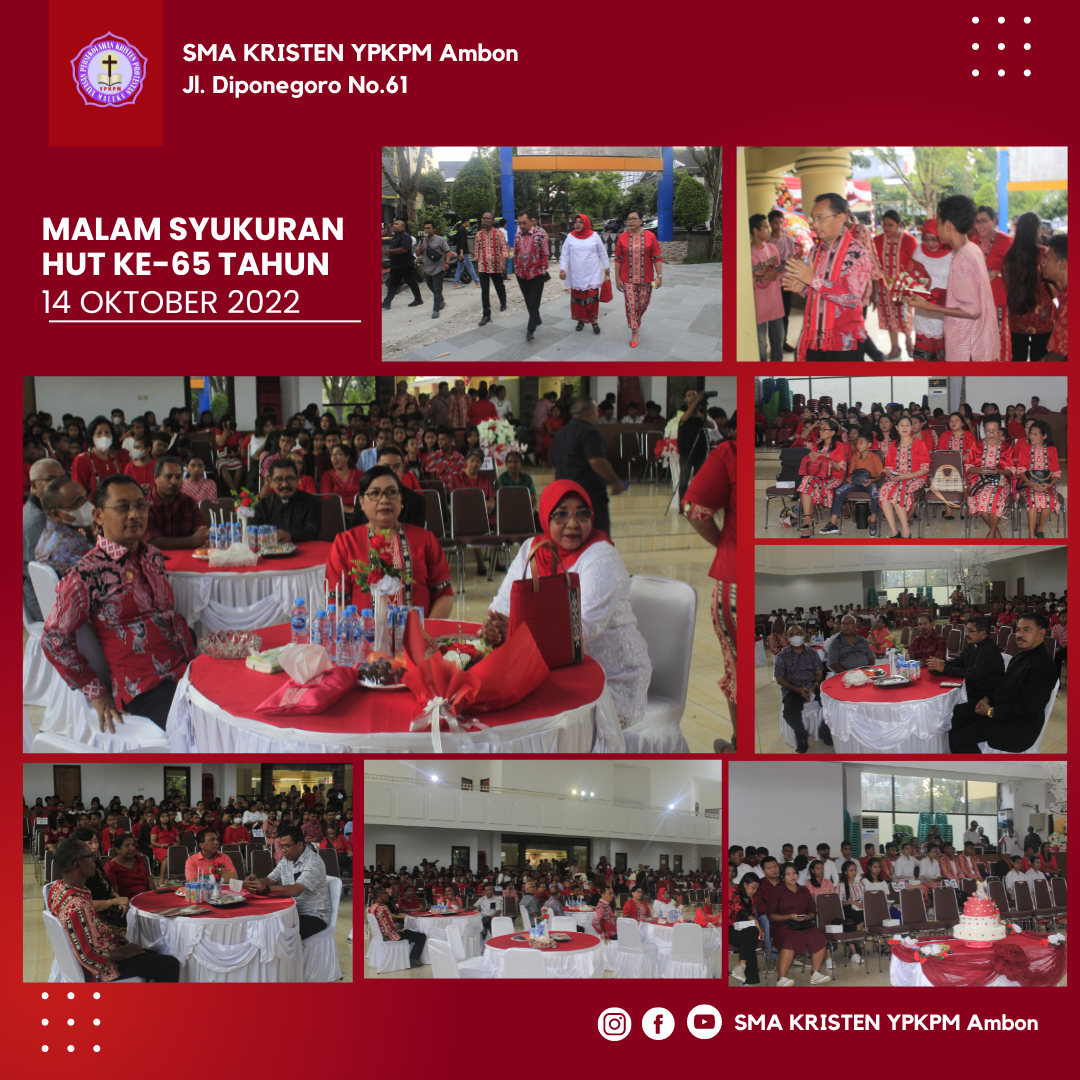 SMA Kristen YPKPM Ambon - MALAM SYUKURAN HUT 65 TAHUN SMA KRISTEN YPKPM ...