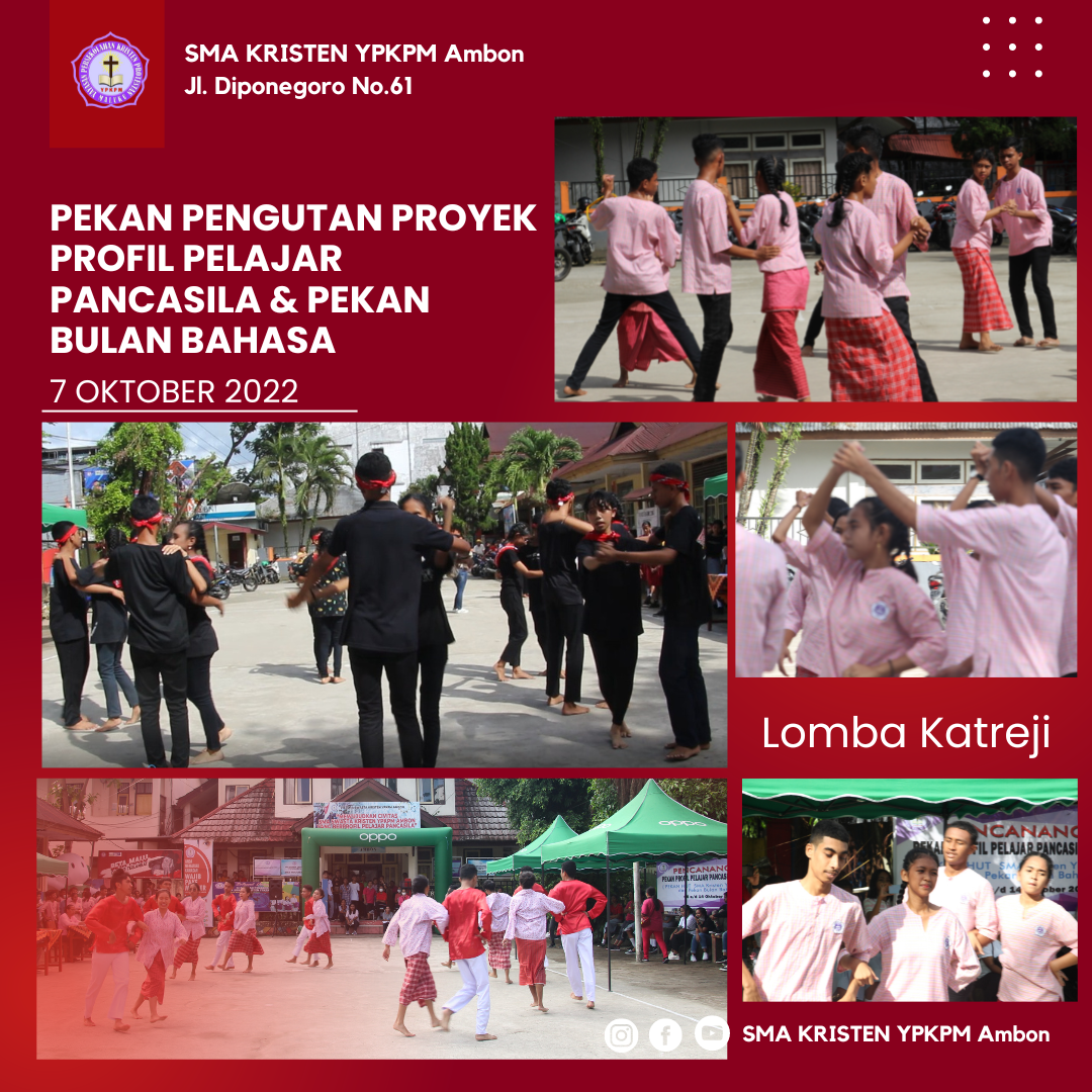 SMA Kristen YPKPM Ambon - TARIAN KATREJI MEWARNAI LAPANGAN SMA KRISTEN ...